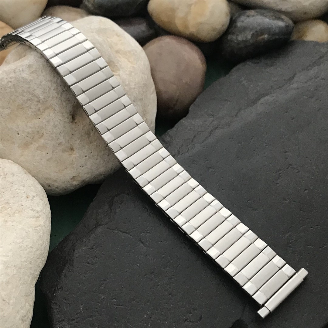 20mm 22mm Stainless Steel Long Expansion Speidel USA 1970s Vintage ...