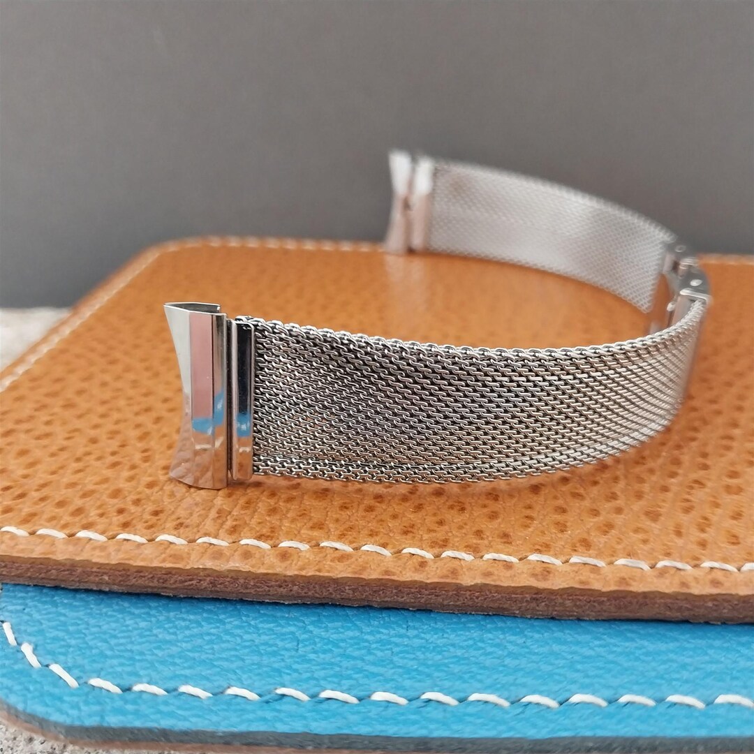 Original Forstner 19mm 18mm Stainless Steel Mesh Unused 1950s Vintage ...