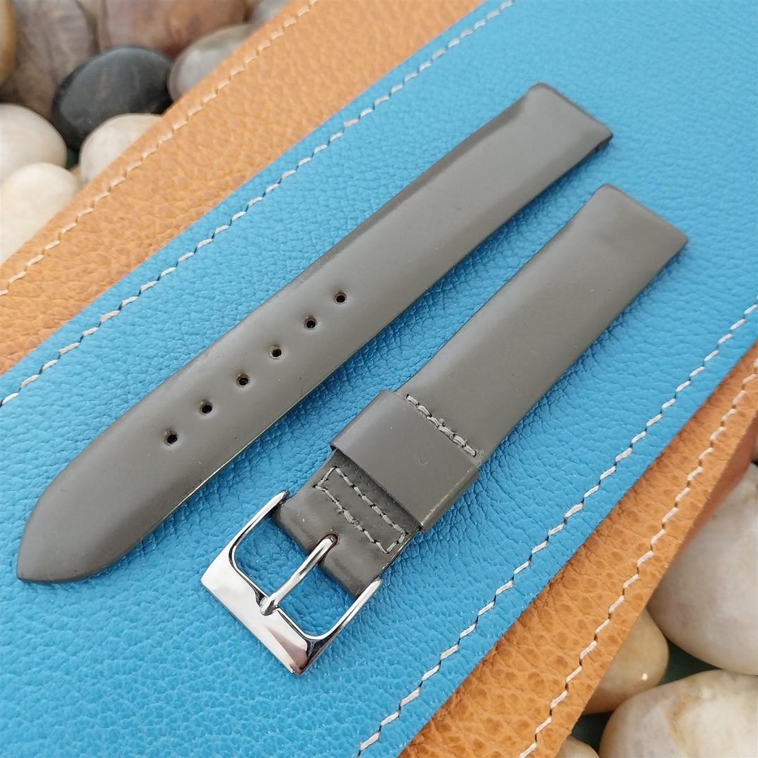 Mormac Gray Shell Cordovan 16mm Nos Unused 1960s Vintage Watch Band - Etsy