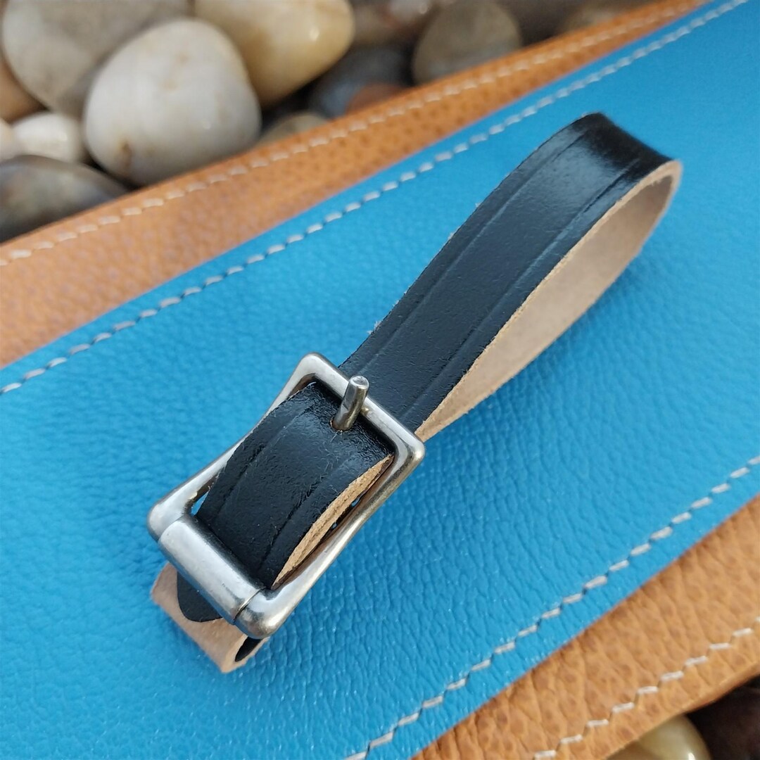 Shell Cordovan Leather Vintage Pocket Watch Fob Strap With Premium ...