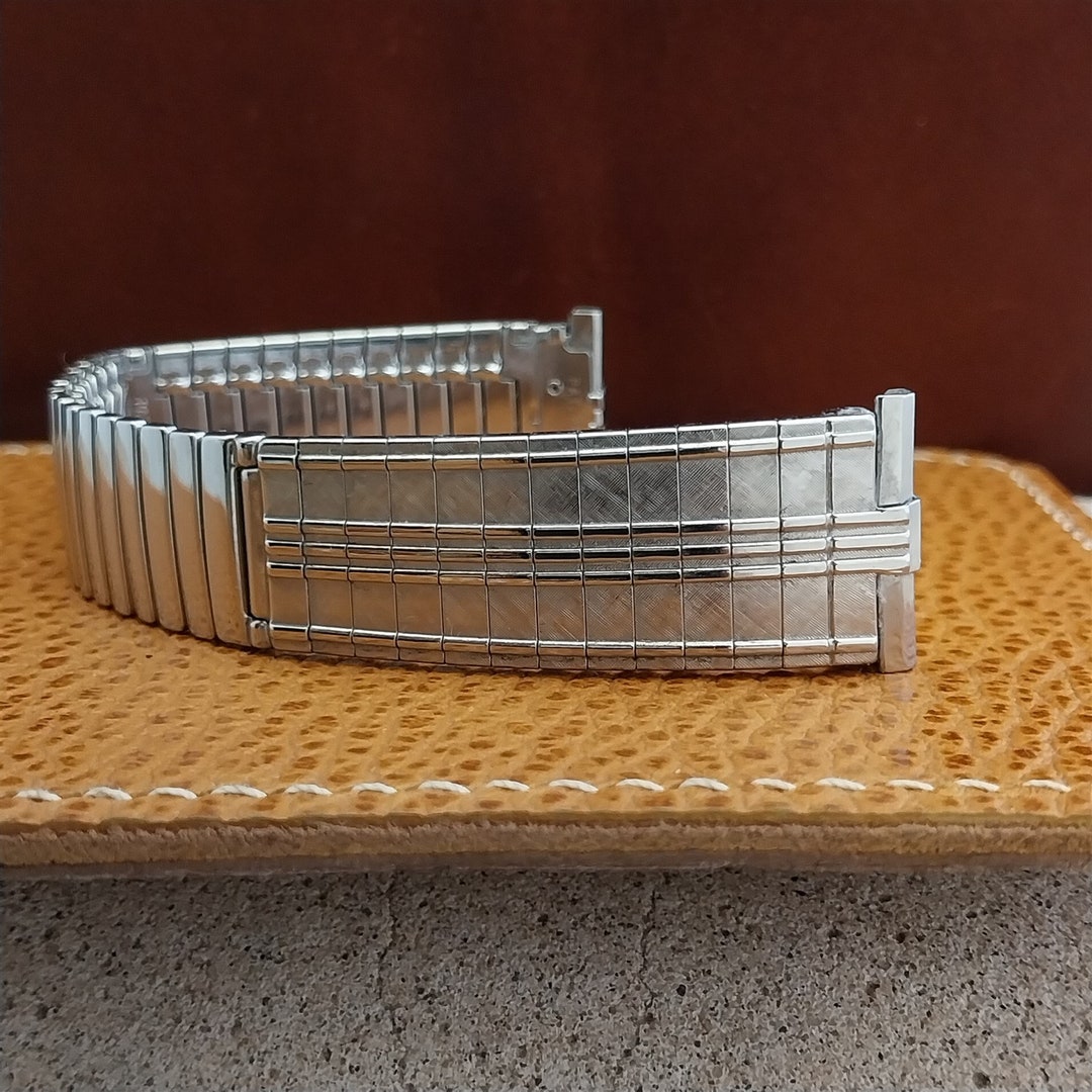 1960s Stainless Steel Vintage Watch Band JB Champion 19mm 18mm Mid ...