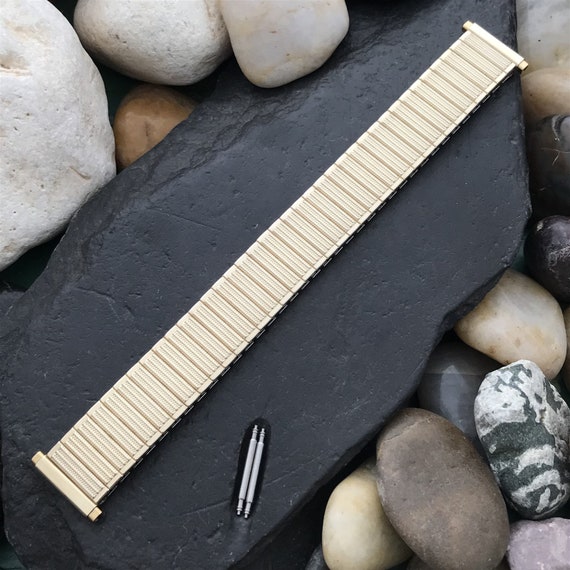 16mm 18mm 19mm Gold-Tone 1970s Expansion Speidel USA … - Gem