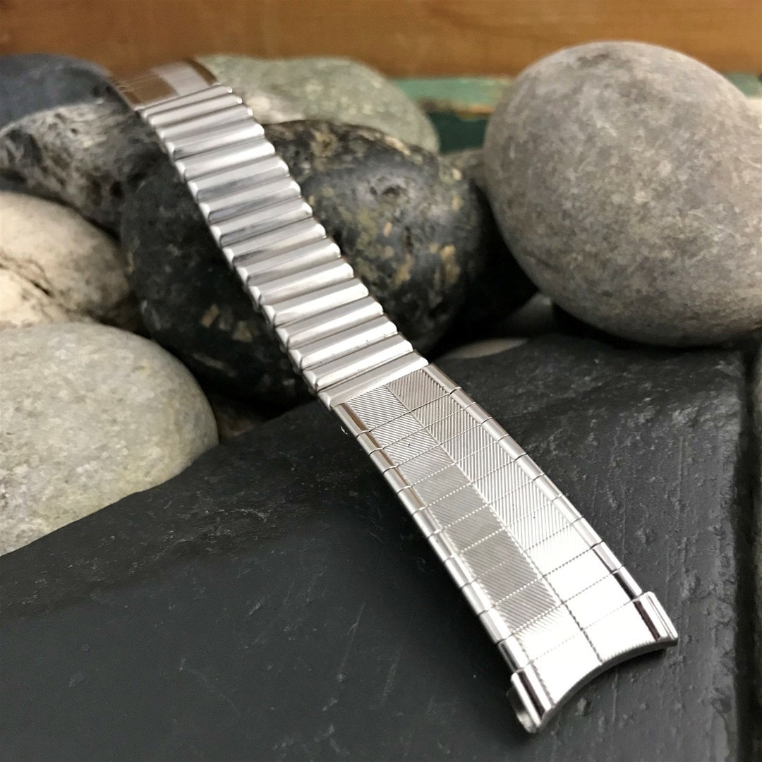 1960s 3/4 Gemex Stainless Steel Scissor Expansion Unused Vintage Watch Band - Etsy