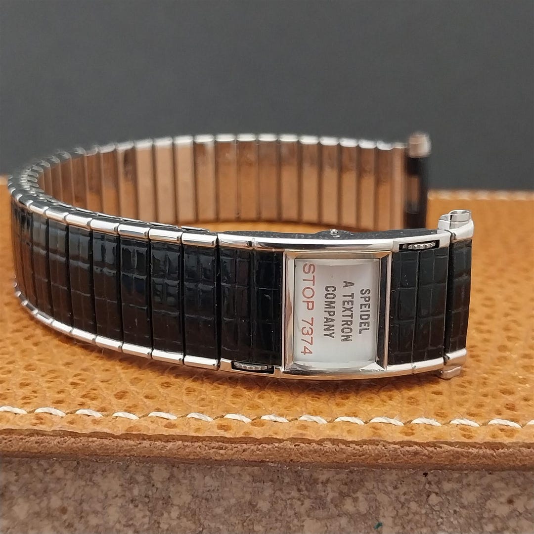 Long Speidel Romunda 1973/74 Calendar Black & Stainless Steel Vintage ...