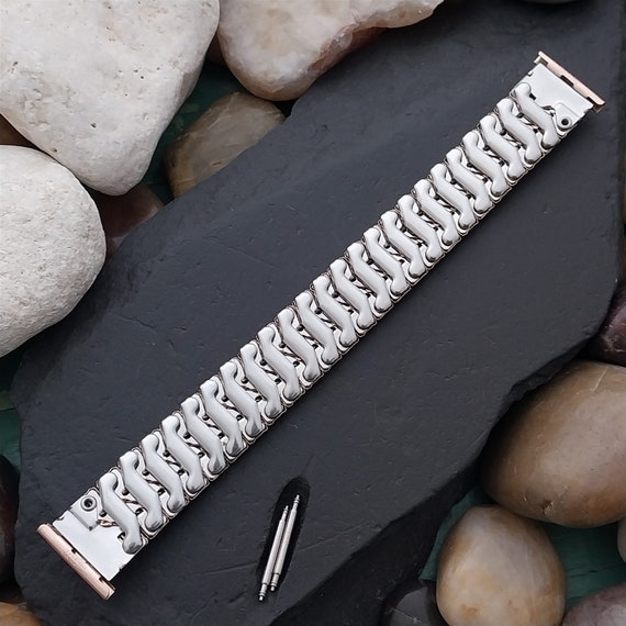 Rose Gold Filled rgp 1940s Morays Classic Stretch Unu… - Gem