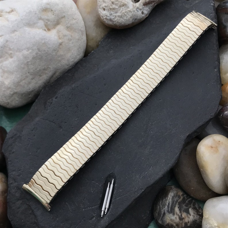 1969 10k Yellow Gold-filled Speidel Riptide Nos Unused Vintage - Etsy