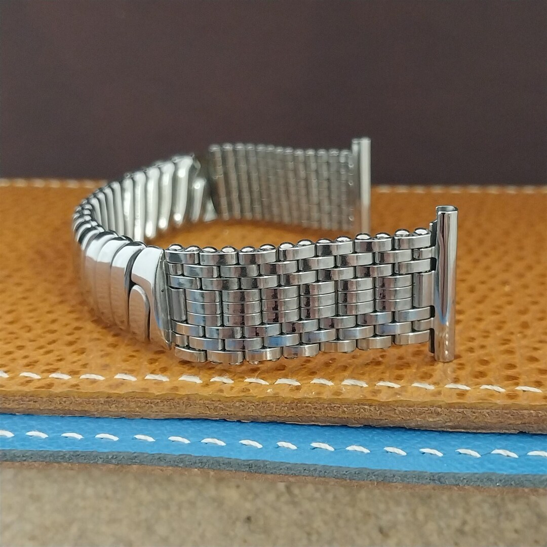 Vintage 1951 Flex-let Flex-weave Classic Stainless Steel Stretch Nos ...