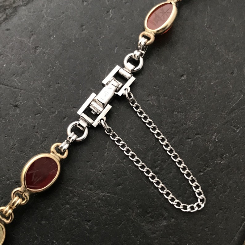 Ladies 1960s Carved Stone Scarab Yellow & White Gold-filled - Etsy