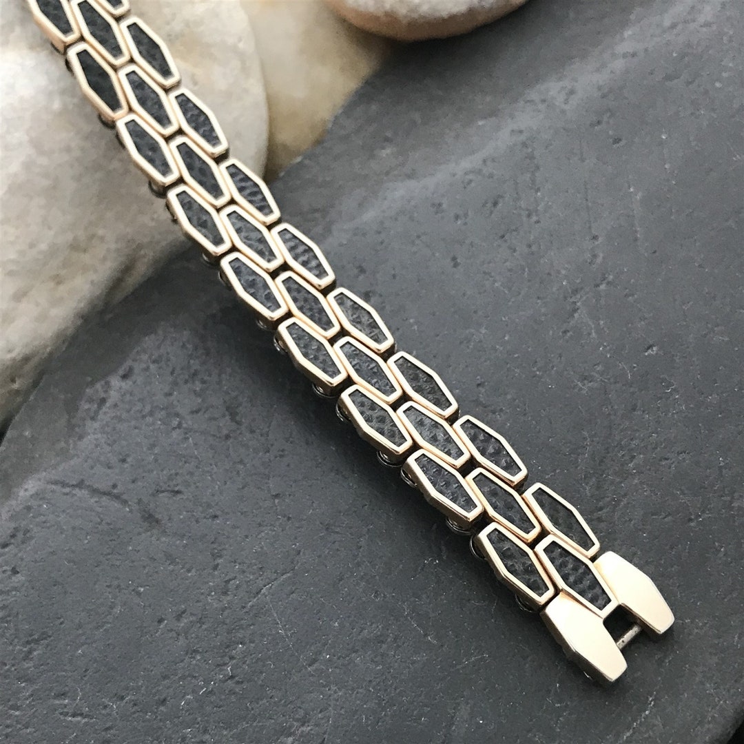 1950s Ladies Gold Filled & Lizard Apex Expansion Unused Vintage Watch ...