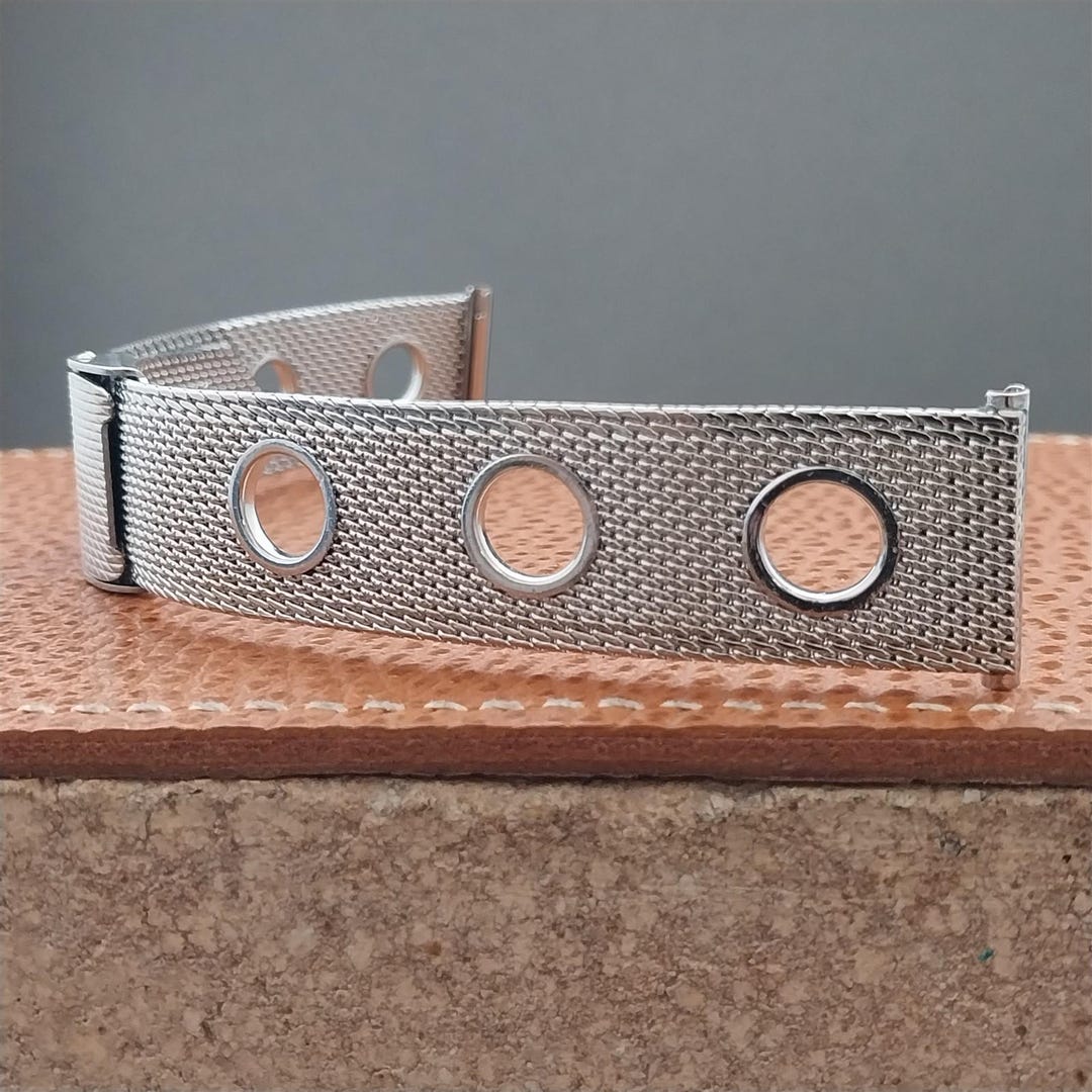 20mm 19mm 18mm 1960s Vintage Stainless Steel Mesh Rally GT NOS German ...