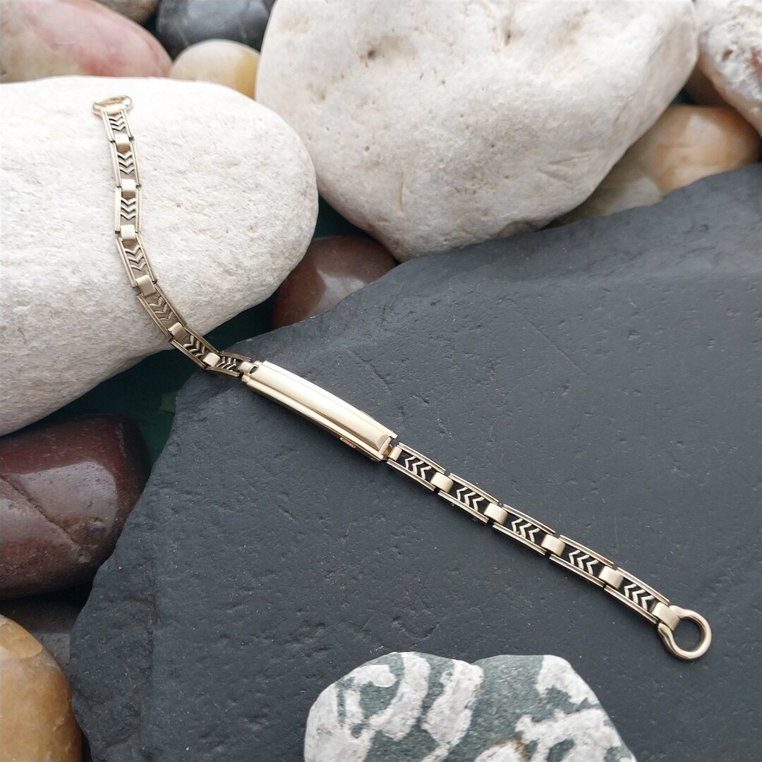 Gold-filled Hadley C-ring Ladies Unused 1940s-1950s Vintage Watch Band ...