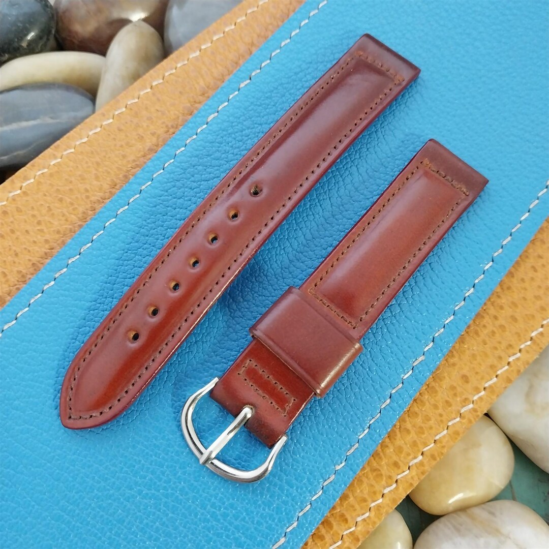 Vintage 16mm Shell Cordovan Kreisler Padded Single-keeper Nos 1950s ...