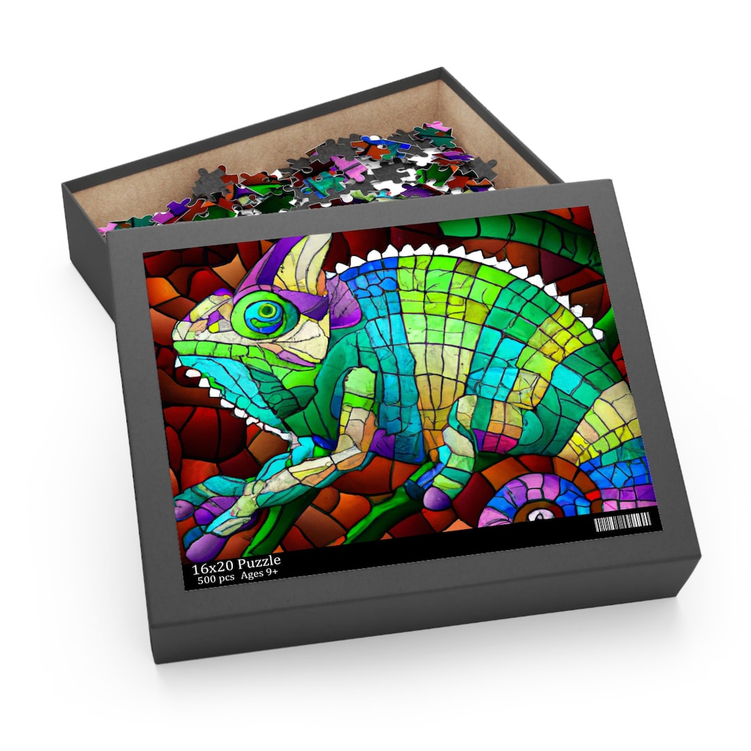 A Chameleon Puzzle - Etsy