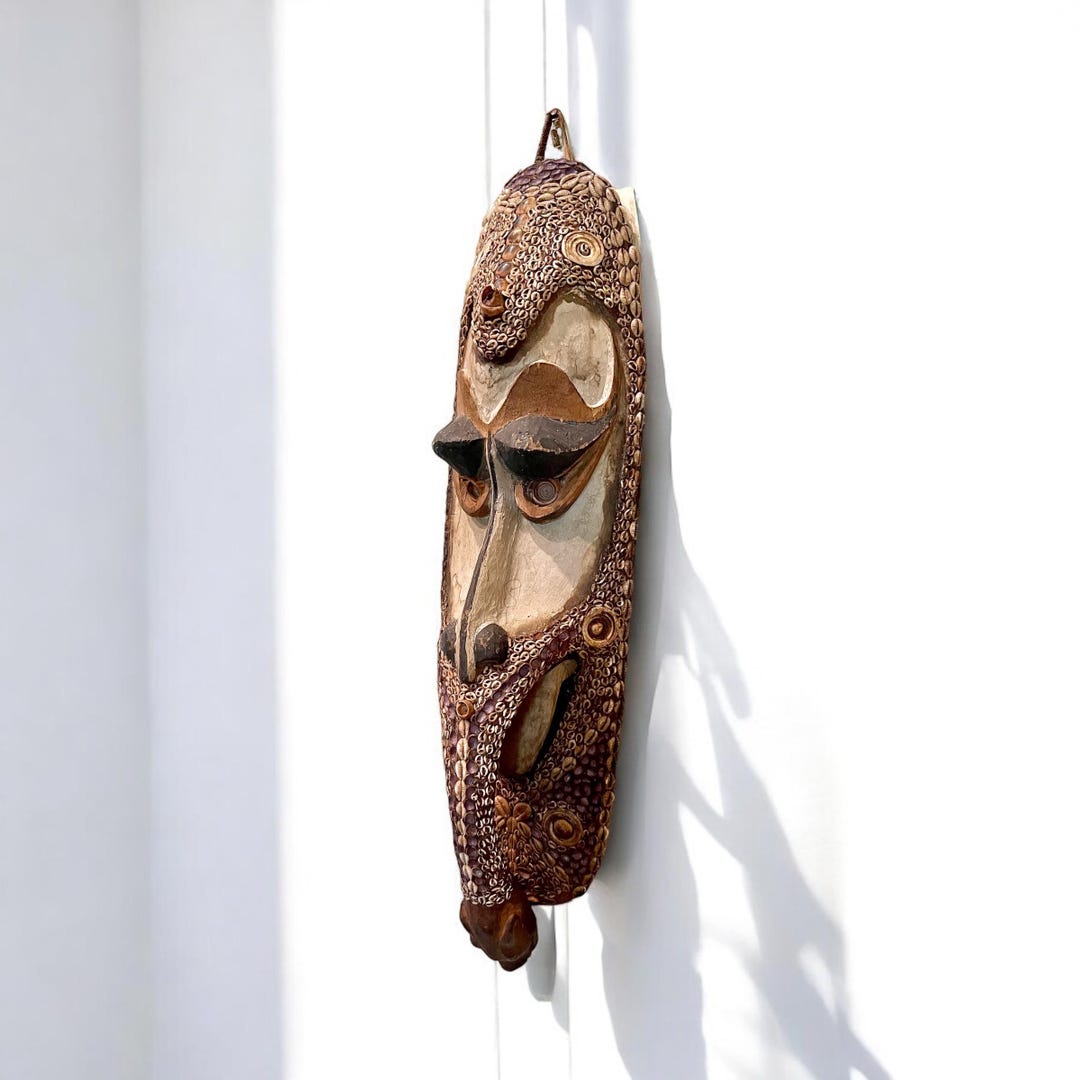 Ancient Mask - Papuan From New Guinea - MAI - Palembei, 1970, From the ...