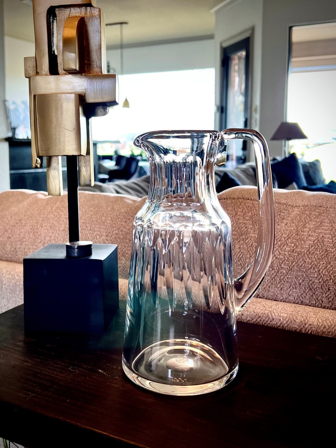 Vintage BACCARAT Water Carafe, ASSAS Model. Year 1980. Clear and Pure ...