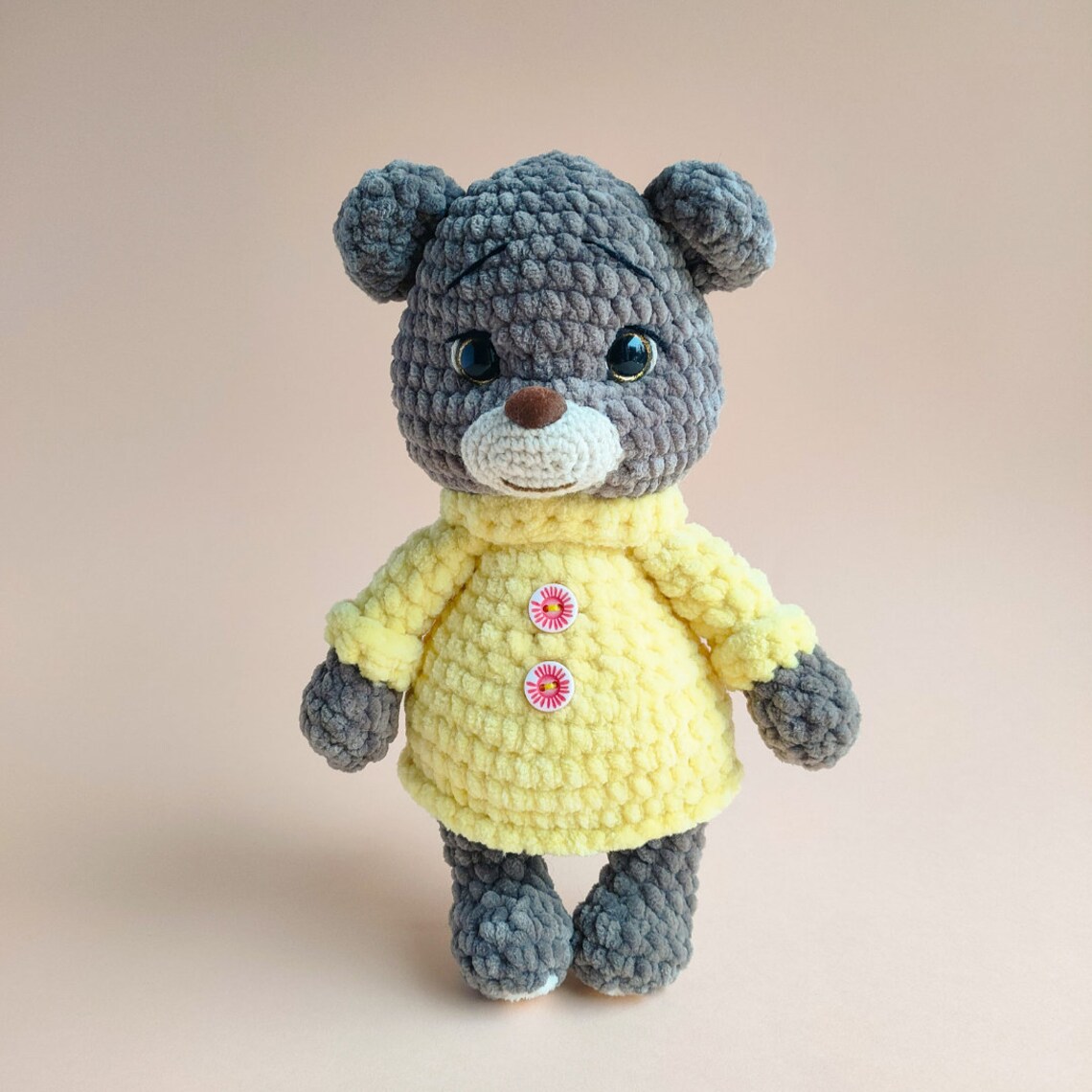 Teddy Bear for Baby Shower, Teddy Bear for Girl, Handmade Teddy Bear ...