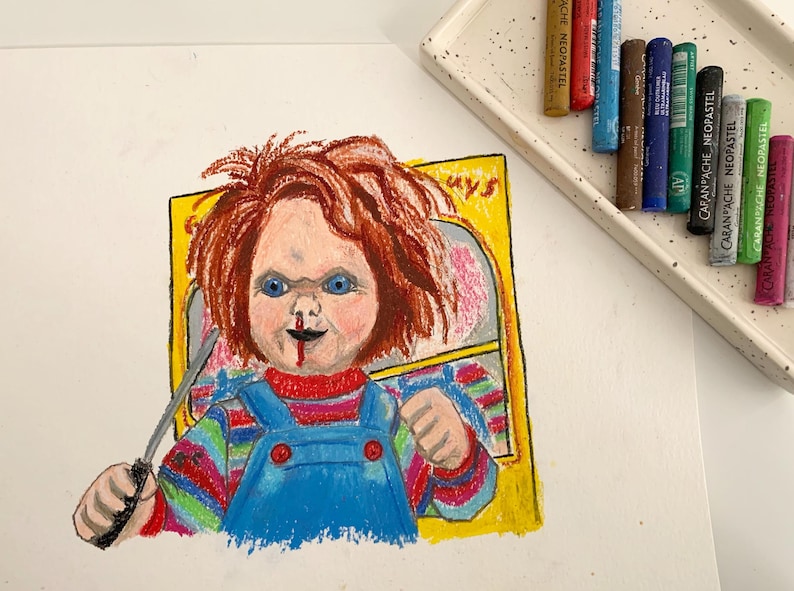 Good Guy Doll Chucky Art Print - Etsy