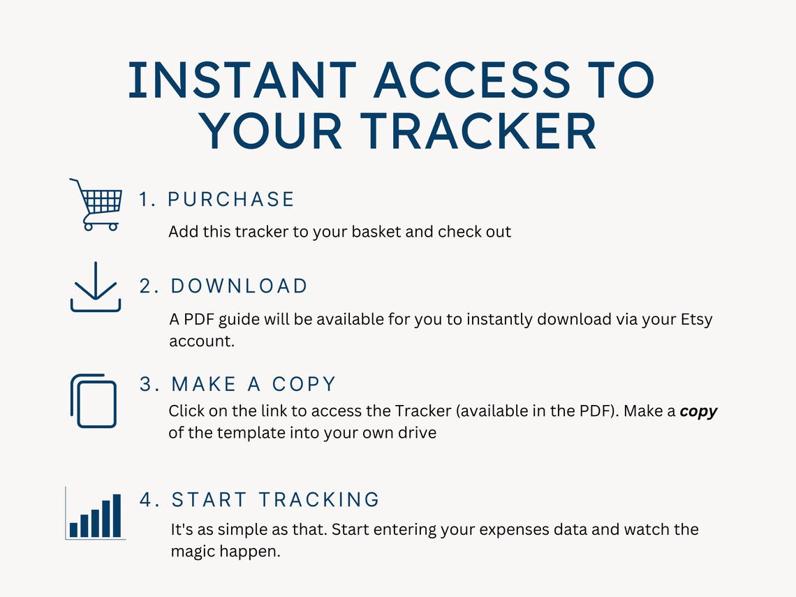 2023 Simple Beginner Expenses Tracker Spreadsheet Spending Tracker ...