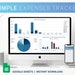 2023 Simple Beginner Expenses Tracker Spreadsheet Spending Tracker ...