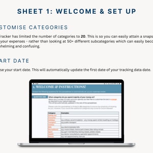 2023 Simple Beginner Expenses Tracker Spreadsheet | Spending Tracker ...