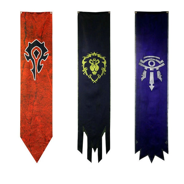 Wow Alliance Banner - Etsy
