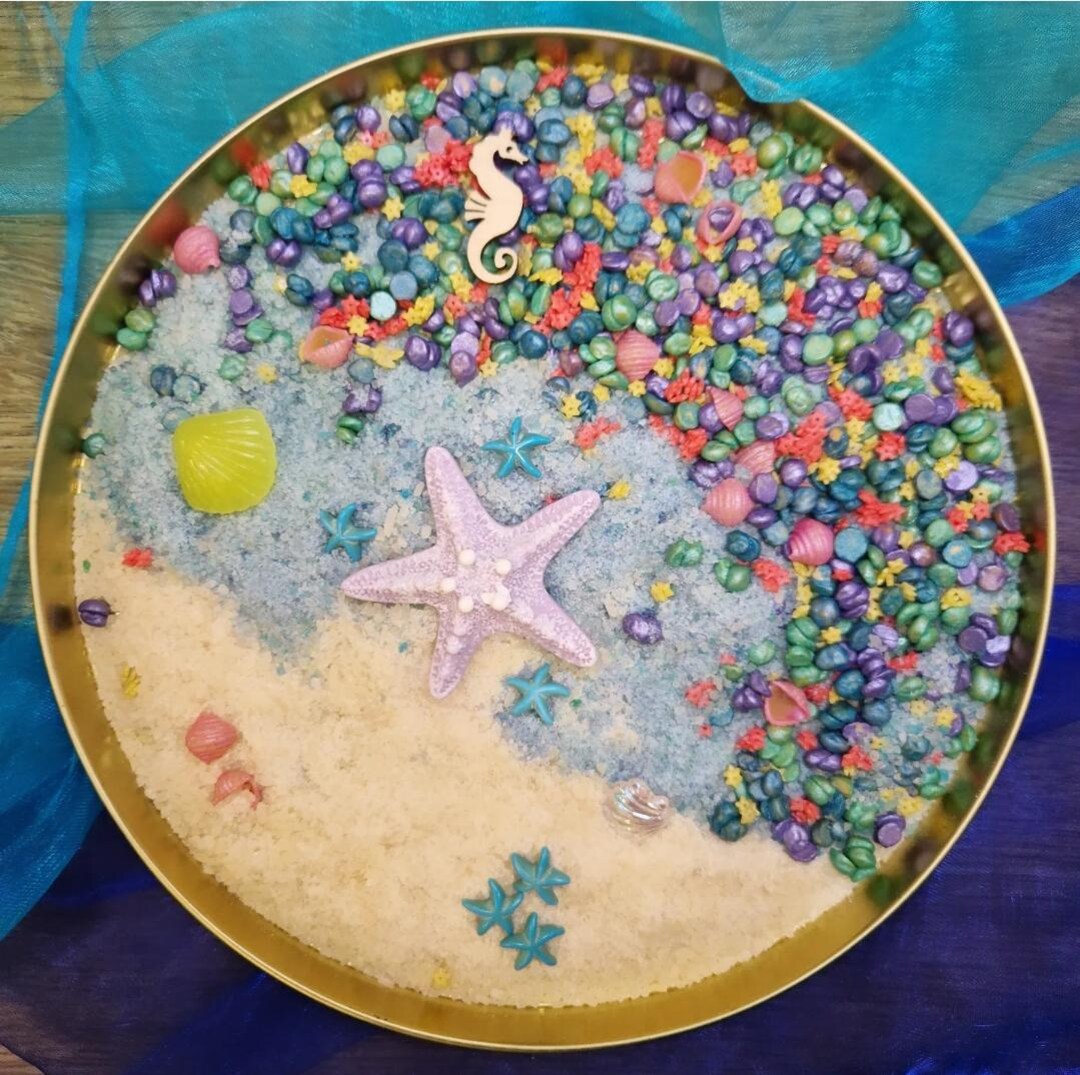 Mermaid Coral Sensory Kit Tuff Tray Sensory Bin Filler - Etsy