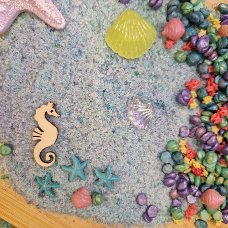 Ocean Wave Mix Sensory Base | Tuff Tray Filler | Sensory Play - Etsy UK