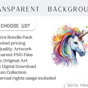 Set of 16, Unicorns Glitter Clipart, Unicorn PNG, Magical Unicorn ...