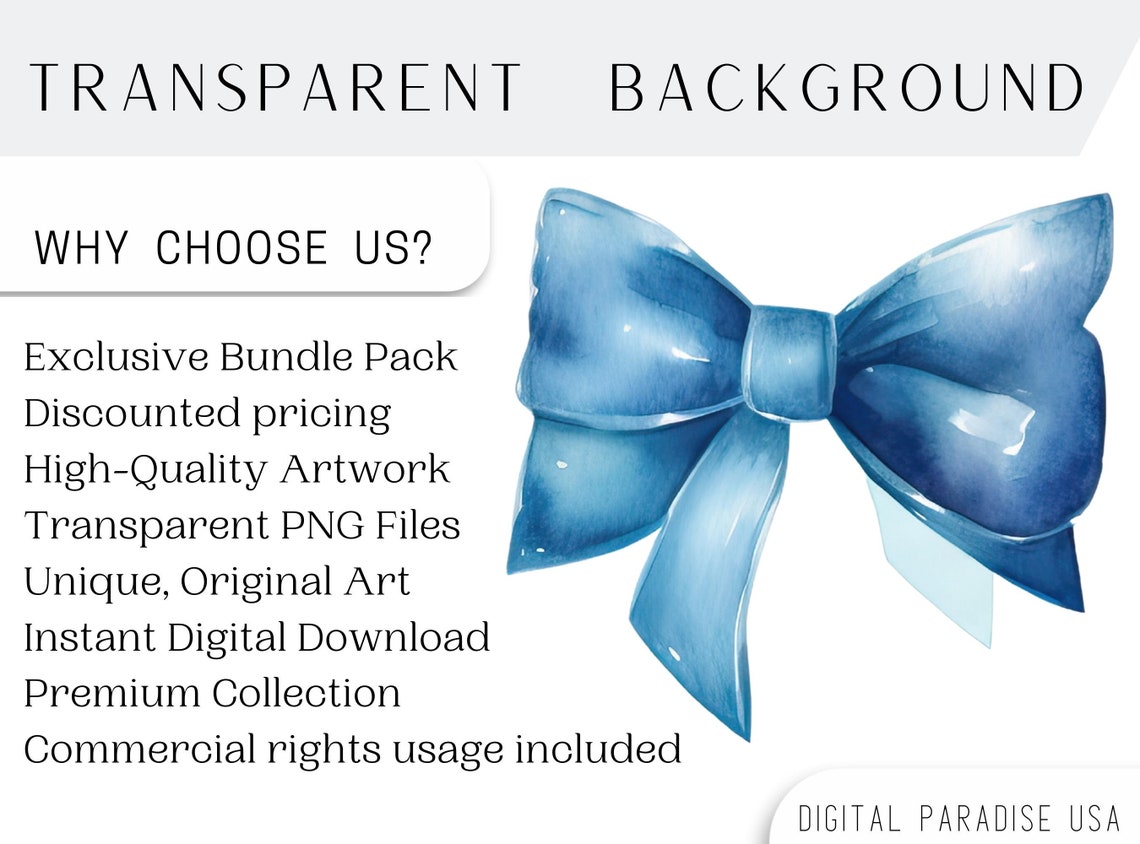 Set of 12, Blue Bowtie Clipart, Bowtie PNG, Baby Boy Clipart, Bowtie ...