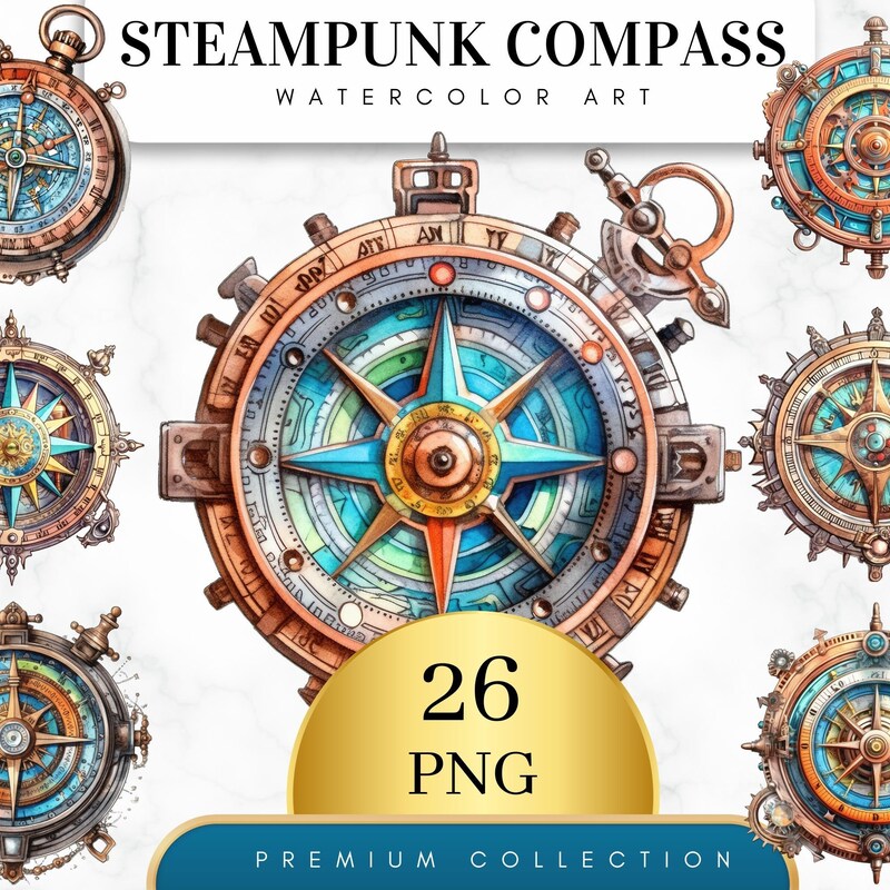 Steampunk Compass - Etsy