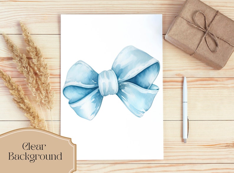 Set of 12, Blue Bowtie Clipart, Bowtie PNG, Baby Boy Clipart, Bowtie ...