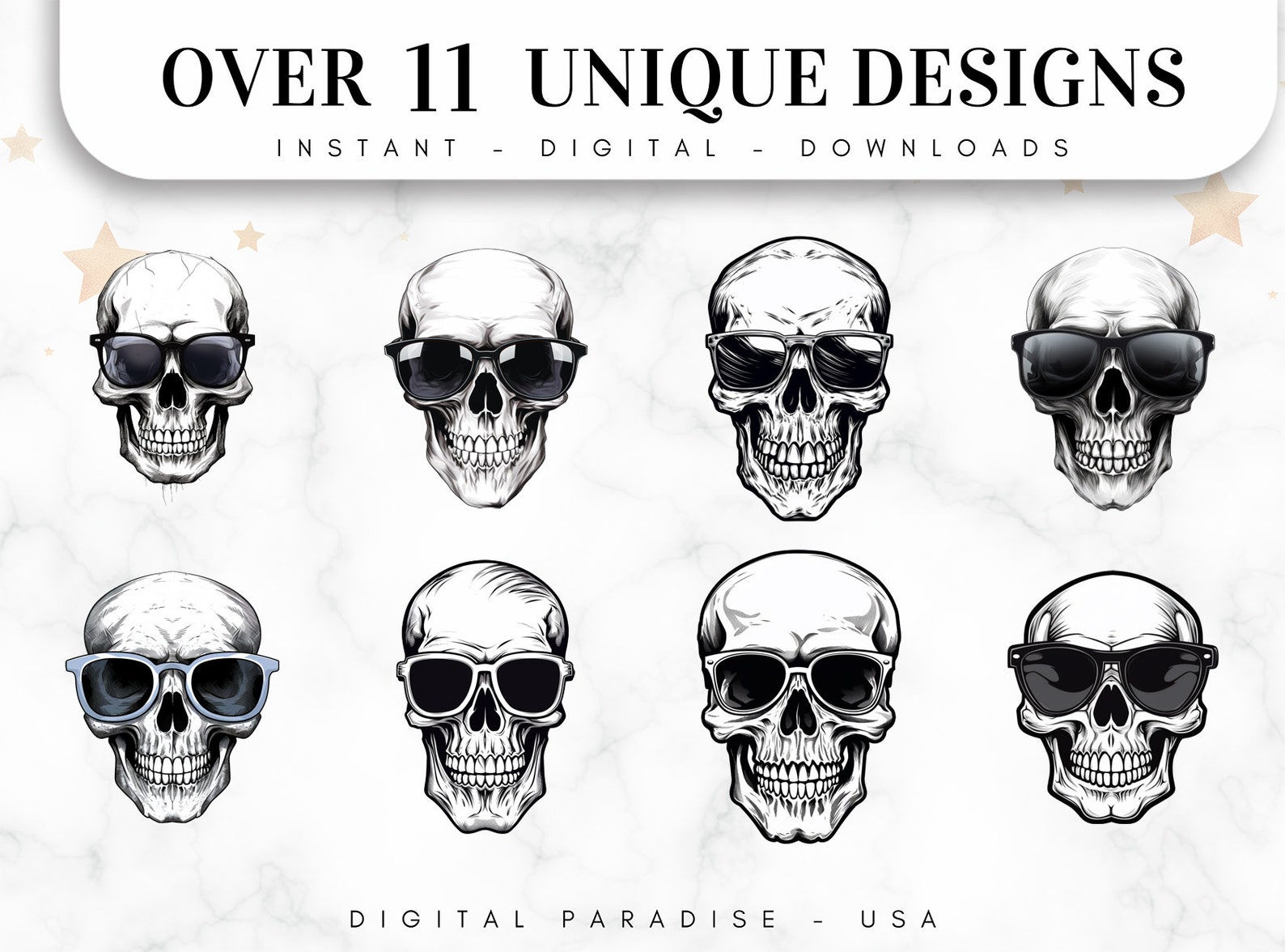 Set of 11, Skeletal Vision Clipart, Halloween Clipart, Skeleton Clipart ...