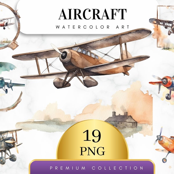 Airplane Clip Art - Etsy