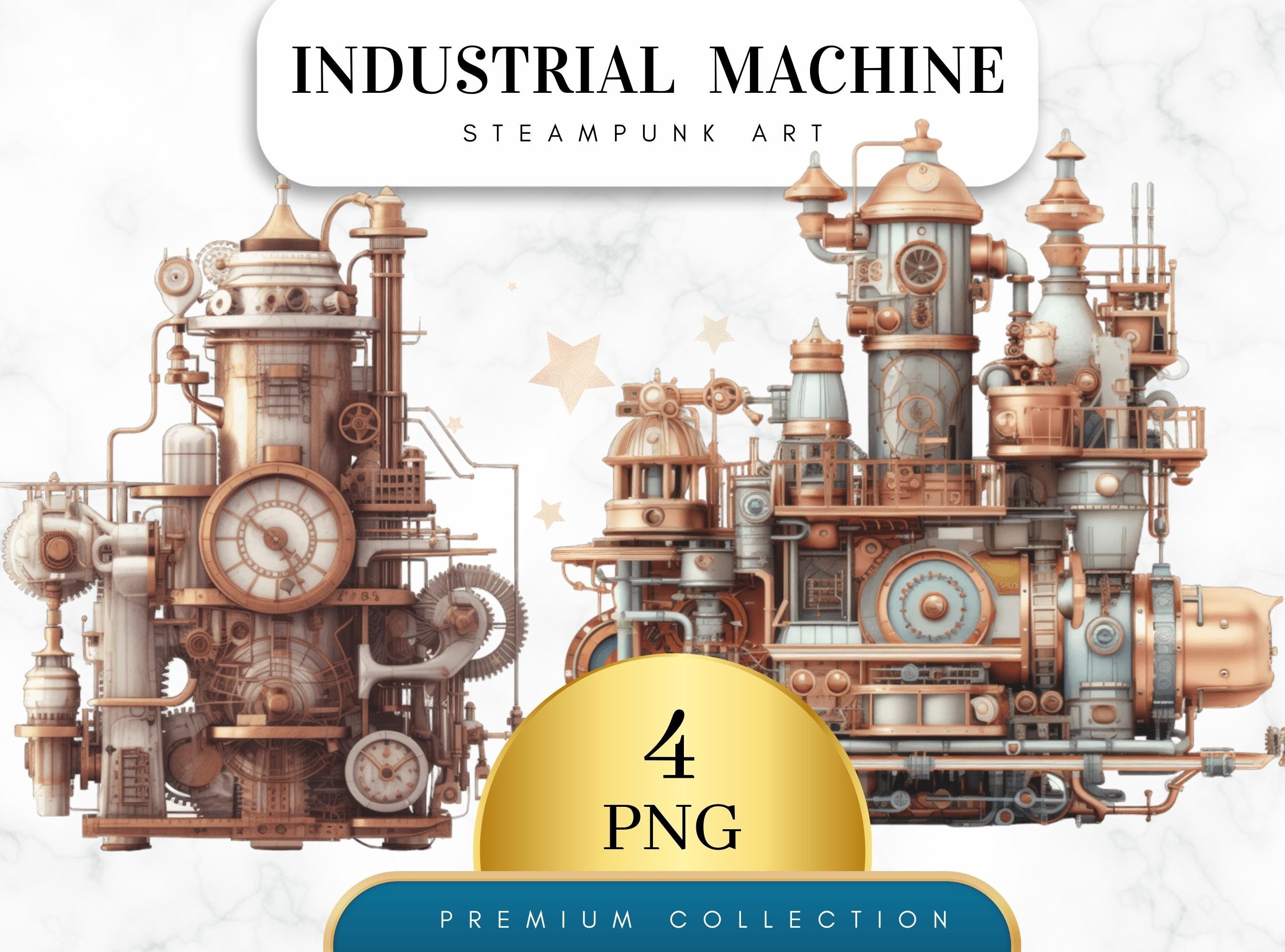 Steampunk Drawing Machinery