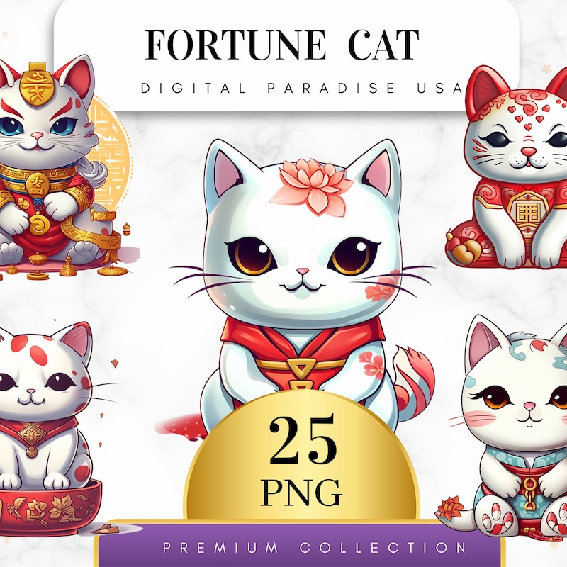Lucky Fortune Cat - Etsy