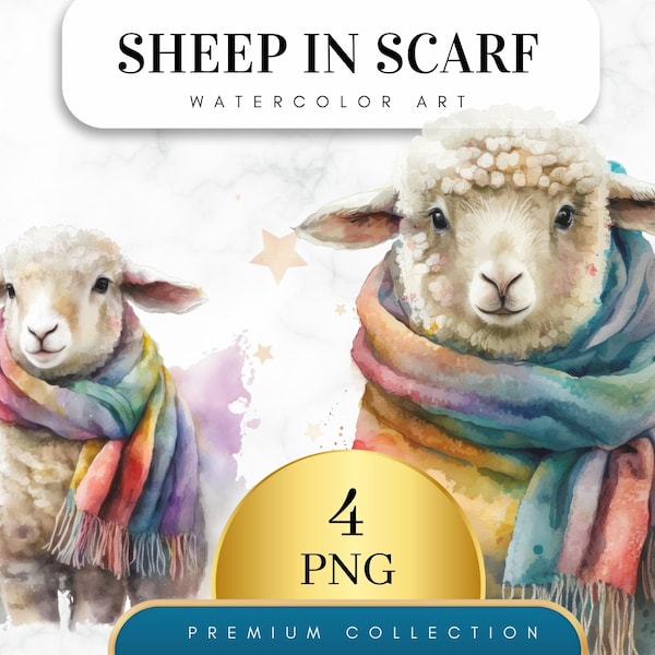 Baby Lamb Clipart | Lamb PNG | Baby Animals | Farm Animals PNG | Baby ...