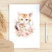 Set of 12, Cute Kitty and Mom Clipart, Kitty Cat PNG, Mother Cat and ...