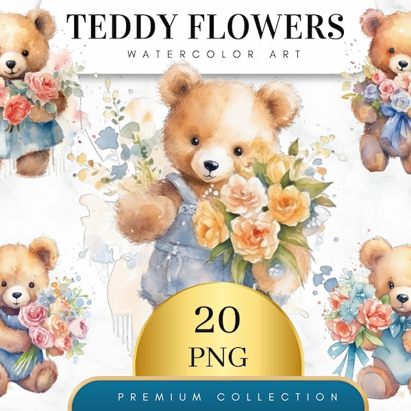 Teddy Bear Tea Clip Art - Etsy