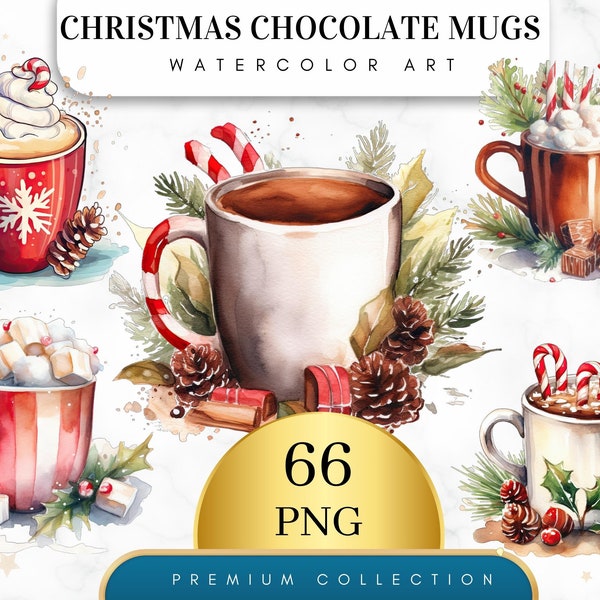 Hot Cocoa Clipart - Etsy