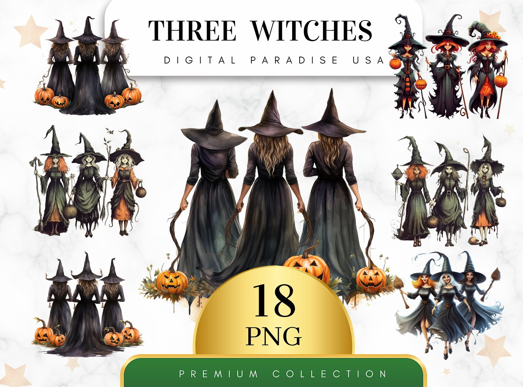 Three Witches Macbeth Clipart