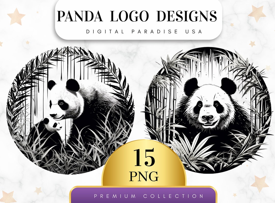 Set of 15, Cute Panda Logo Designs, Panda Clipart, Animal Logo, Logo ... Set of 15, Cute Panda Logo Designs, Panda Clipart, Animal Logo, Logo ...