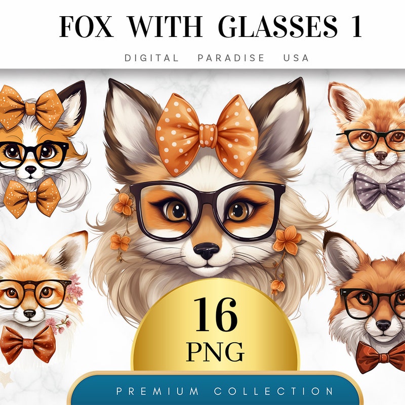 Glasses Clipart - Etsy