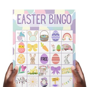Easter Bingo Printable -- 20 - Etsy