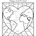 Earth Day Coloring color by Number, Letter, Addition, Subtraction ...