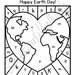 Earth Day Coloring (color by Number, Letter, Addition, Subtraction ...