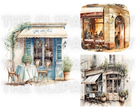 French Cafe Clipart
