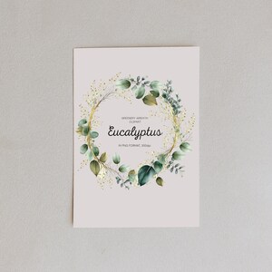 Eucalyptus Clipart Eucalyptus Wreath Greenery Clipart Eucalyptus Gold ...