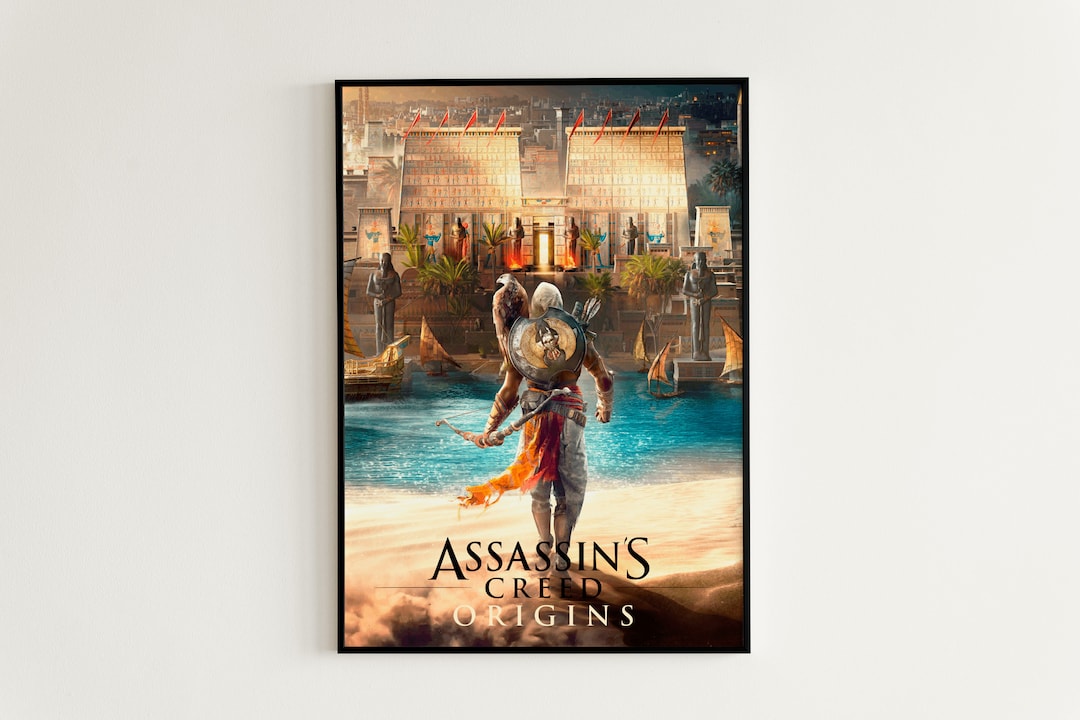 Assassin's Creed Origins Poster, Egypt Game Poster, Unity, Syndicate ...