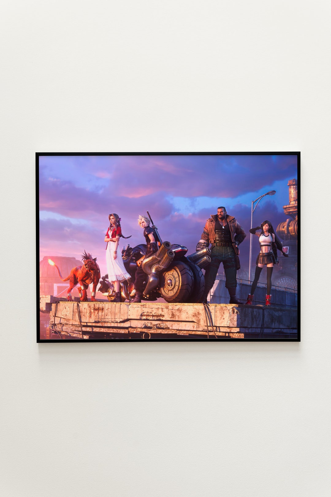 Final Fantasy 7 Remake Game Poster, Final Fantasy Poster, Gaming Poster ...