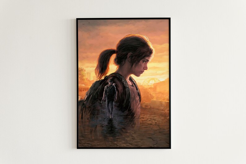 The Last of Us Part 1 and 2 Digital Download Posters Ellie - Etsy
